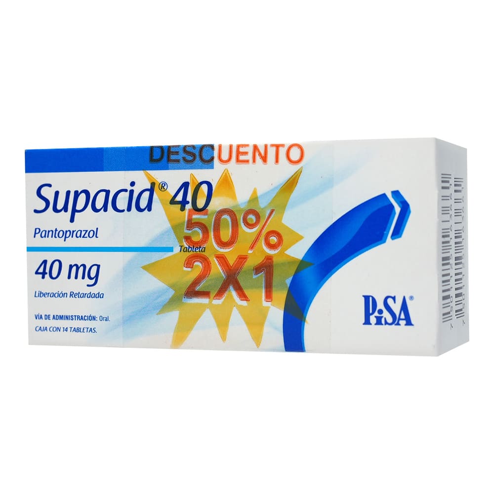 Supacid 40 Mg Dúo 14 Grageas – Farmacia Coyoacán