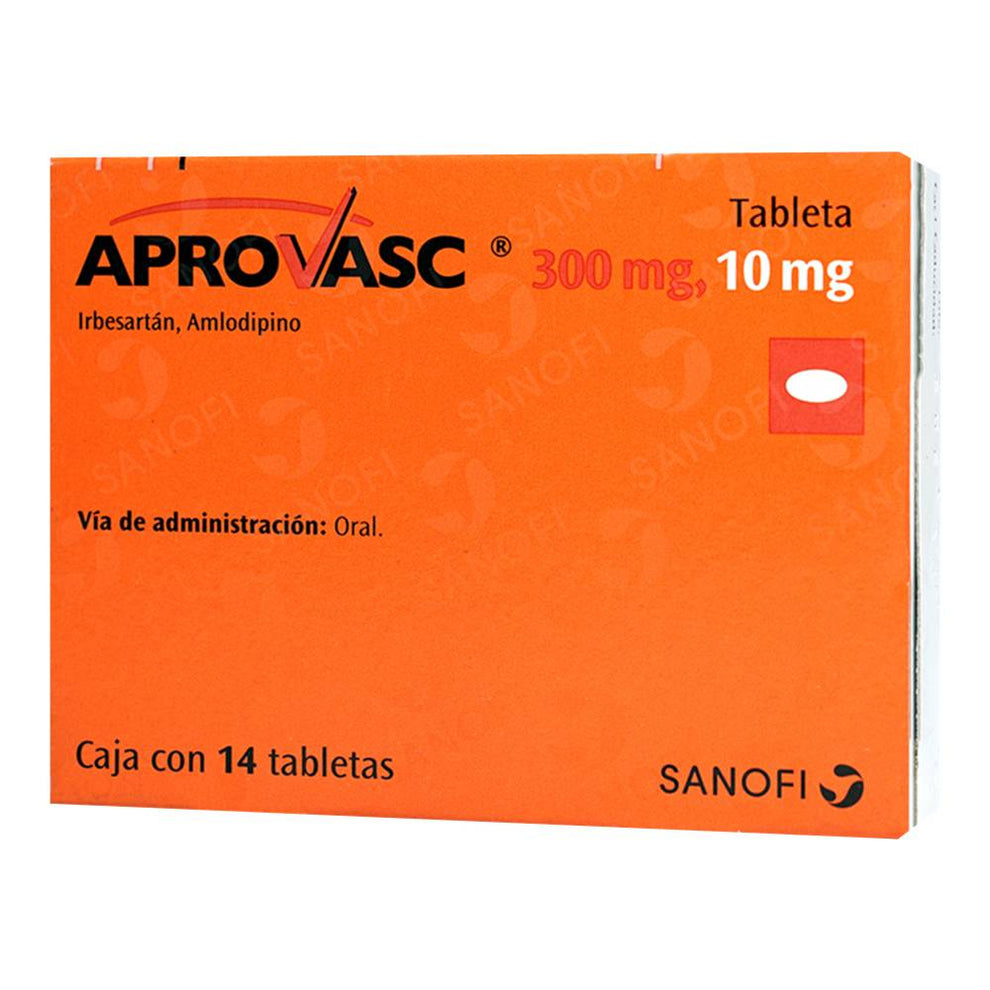 Aprovasc 300/10 Mg 14 Tabletas – Farmacia Coyoacán