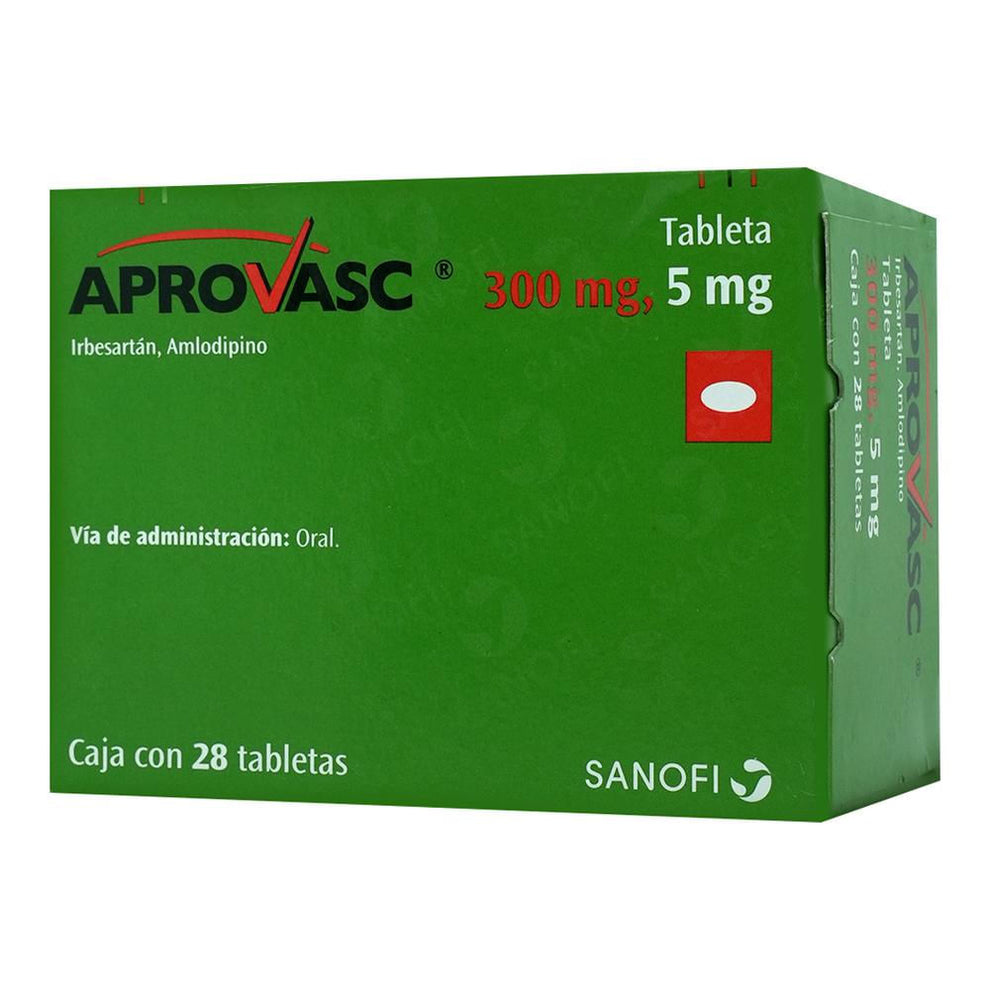 Aprovasc 300/5 Mg 28 Tabletas – Farmacia Coyoacán