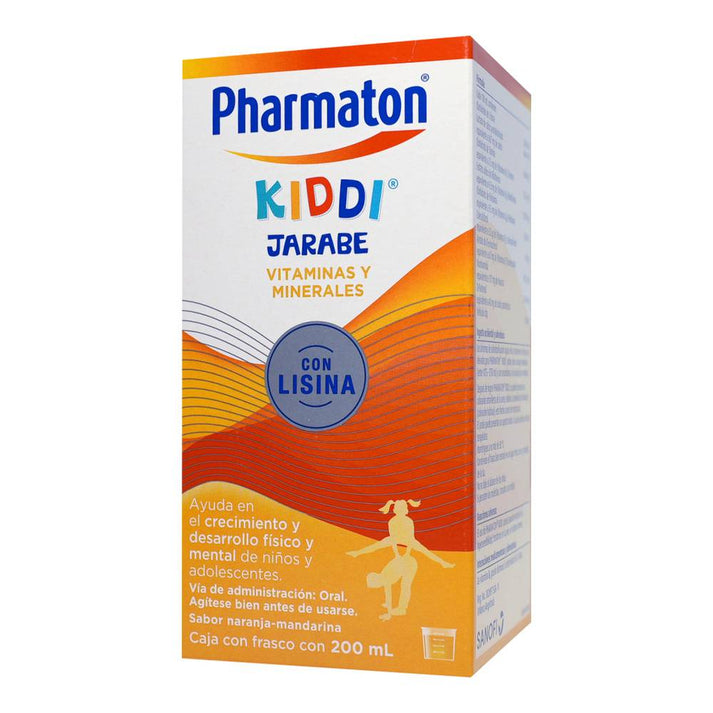 Pharmaton Kiddi Multivitamínico Para Niños Jarabe 200 Ml, Sabor Naranj – Farmacia Coyoacán