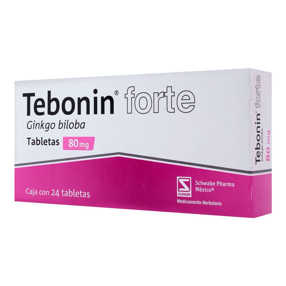 Tebonin Forte 80 Mg 24 Tabletas – Farmacia Coyoacán