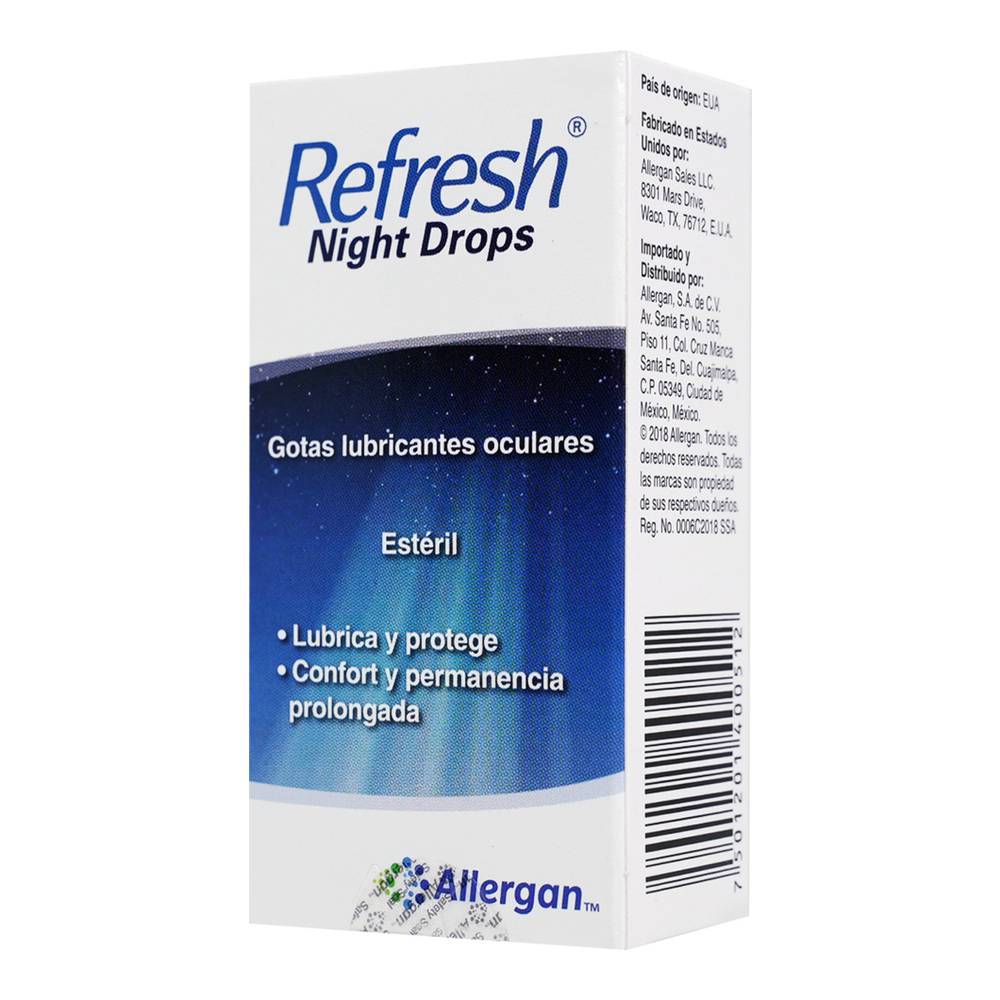 Refresh Night Drops Gotas 10 Ml – Farmacia Coyoacán