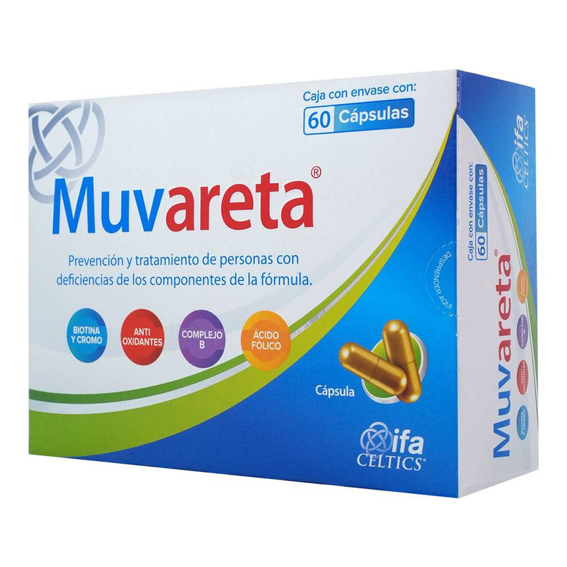 Muvareta 60 Cápsulas – Farmacia Coyoacán