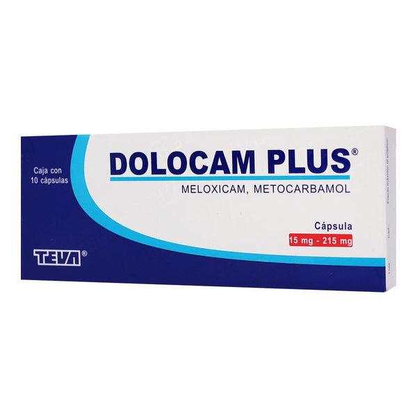 Dolocam Plus 15/215 Mg 10 Cápsulas – Farmacia Coyoacán