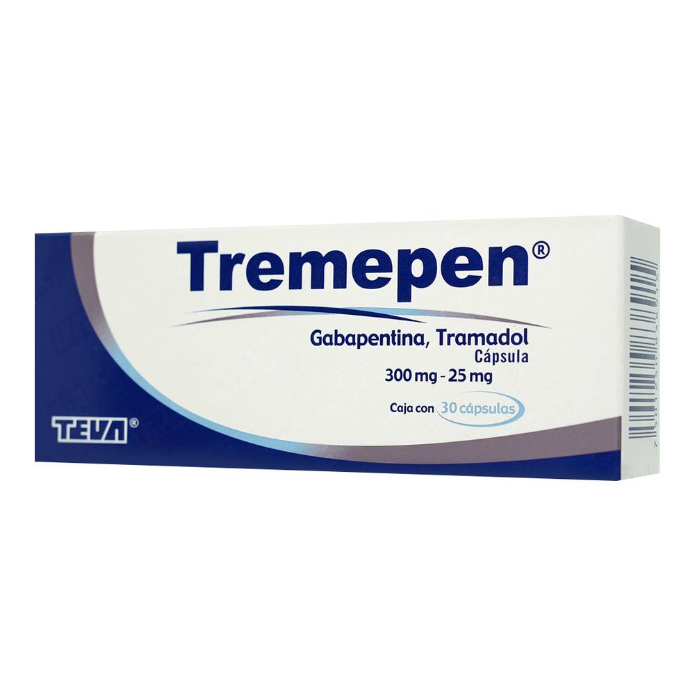 Tremepen 300/25 Mg 30 Cápsulas – Farmacia Coyoacán