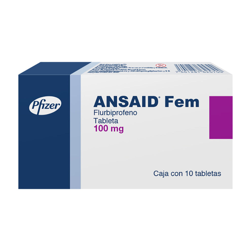 Ansaid Fem 100 Mg 10 Grageas – Farmacia Coyoacán