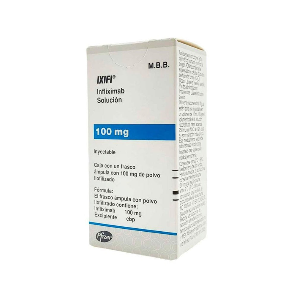 Ixifi Infliximab 100 Mg Solución Inyectable Caja Con Frasco Ámpula ...