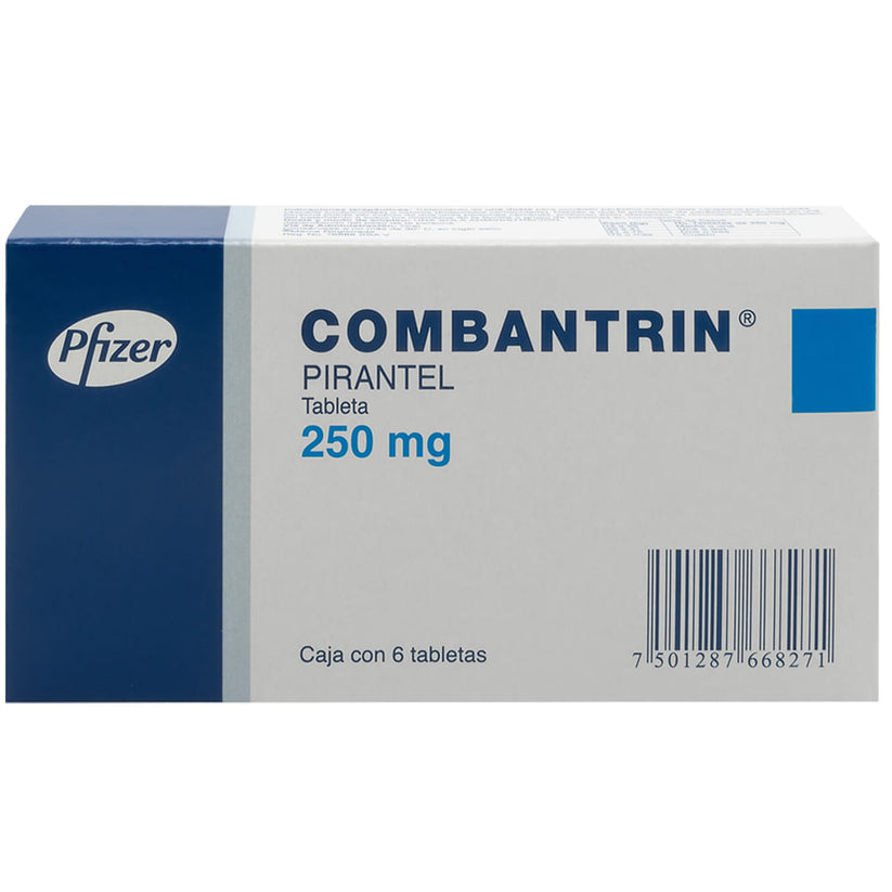 Combantrin 250 Mg 6 Tabletas – Farmacia Coyoacán