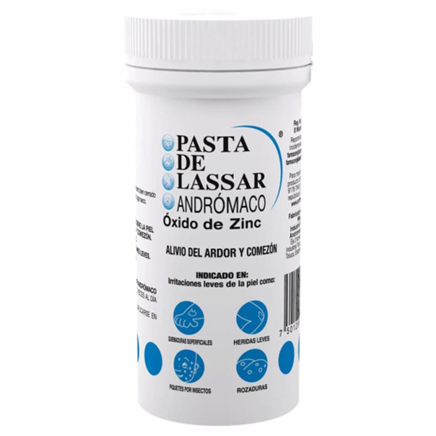 Pasta Lassar Andromaco 15 Tarros 30 G – Farmacia Coyoacán