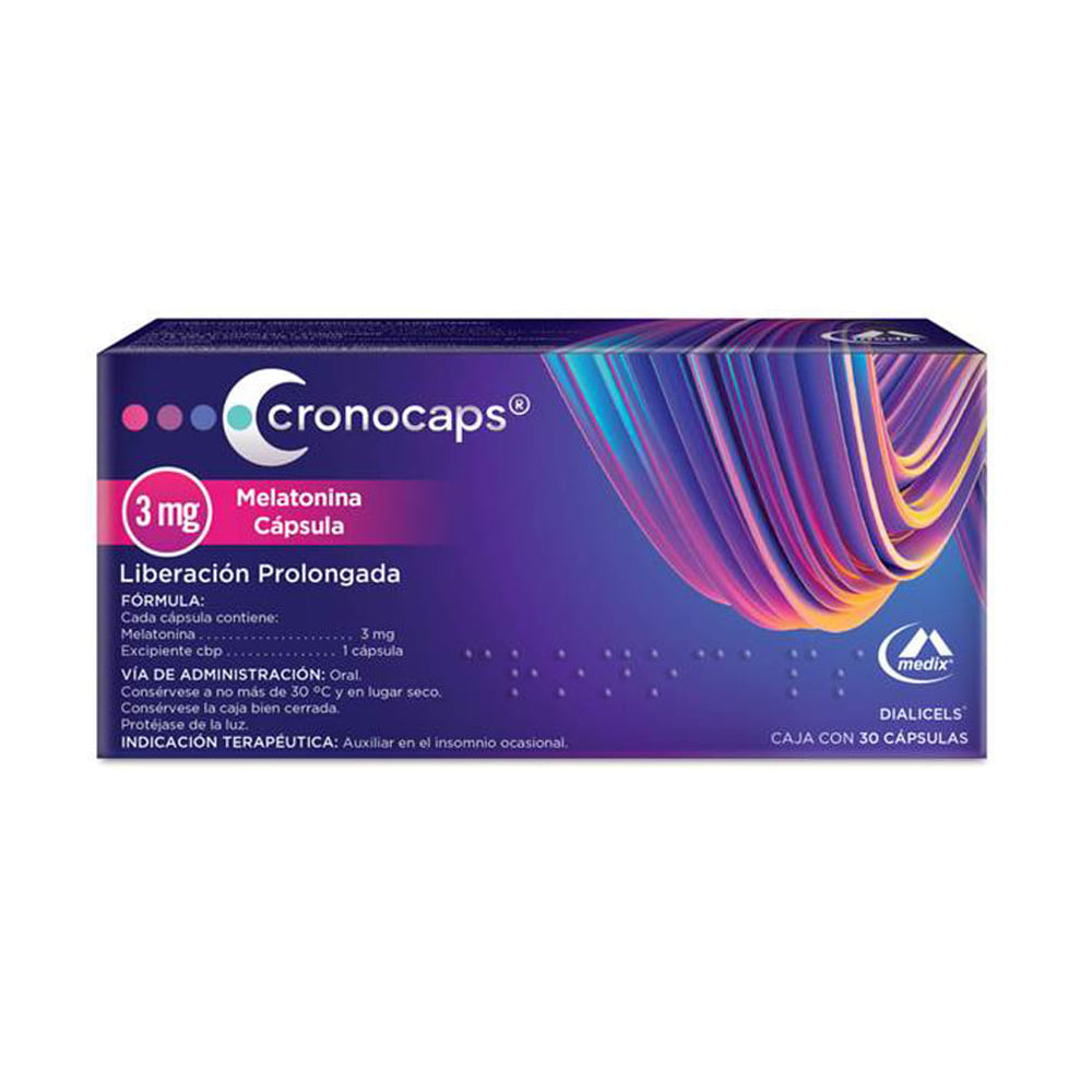 Cronocaps 3 Mg 30 Cápsulas – Farmacia Coyoacán
