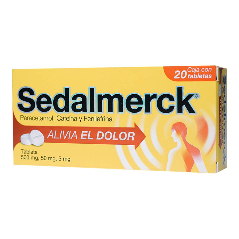 Sedalmerck Nueva Fórmula 20 Tabletas – Farmacia Coyoacán