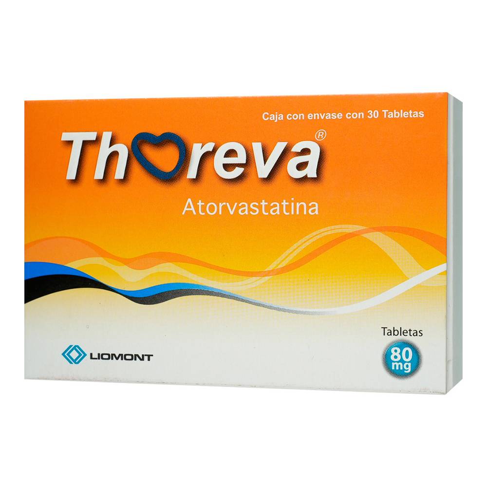 Thoreva 80 Mg 30 Tabletas – Farmacia Coyoacán