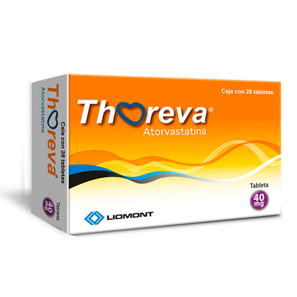 Thoreva 40 Mg 28 Tabletas – Farmacia Coyoacán