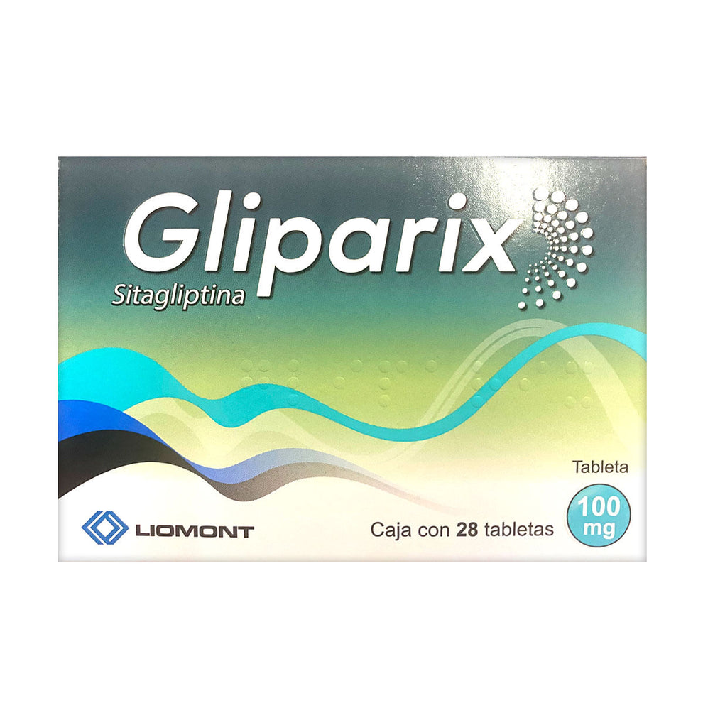 Gliparix Liomont Sitagliptina 100 mg Caja Con 28 Tabletas – Farmacia ...
