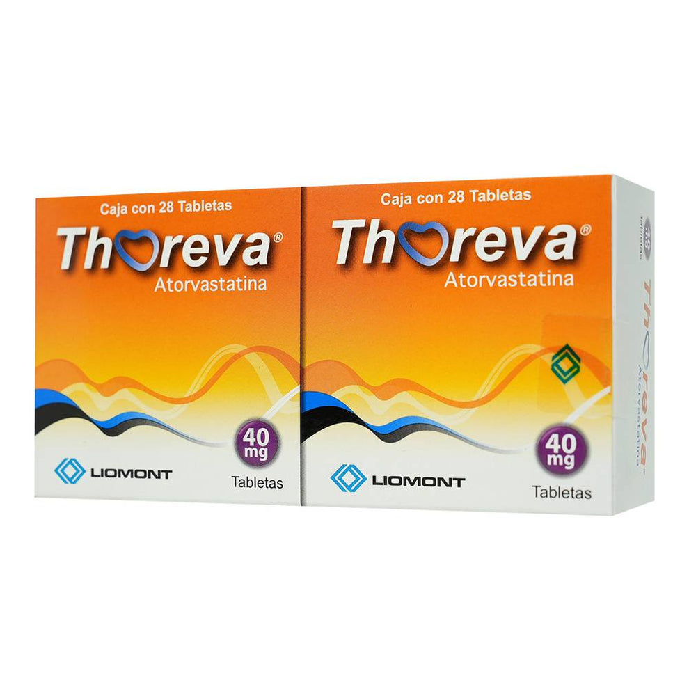 Thoreva 40 Mg 56 Tabletas – Farmacia Coyoacán