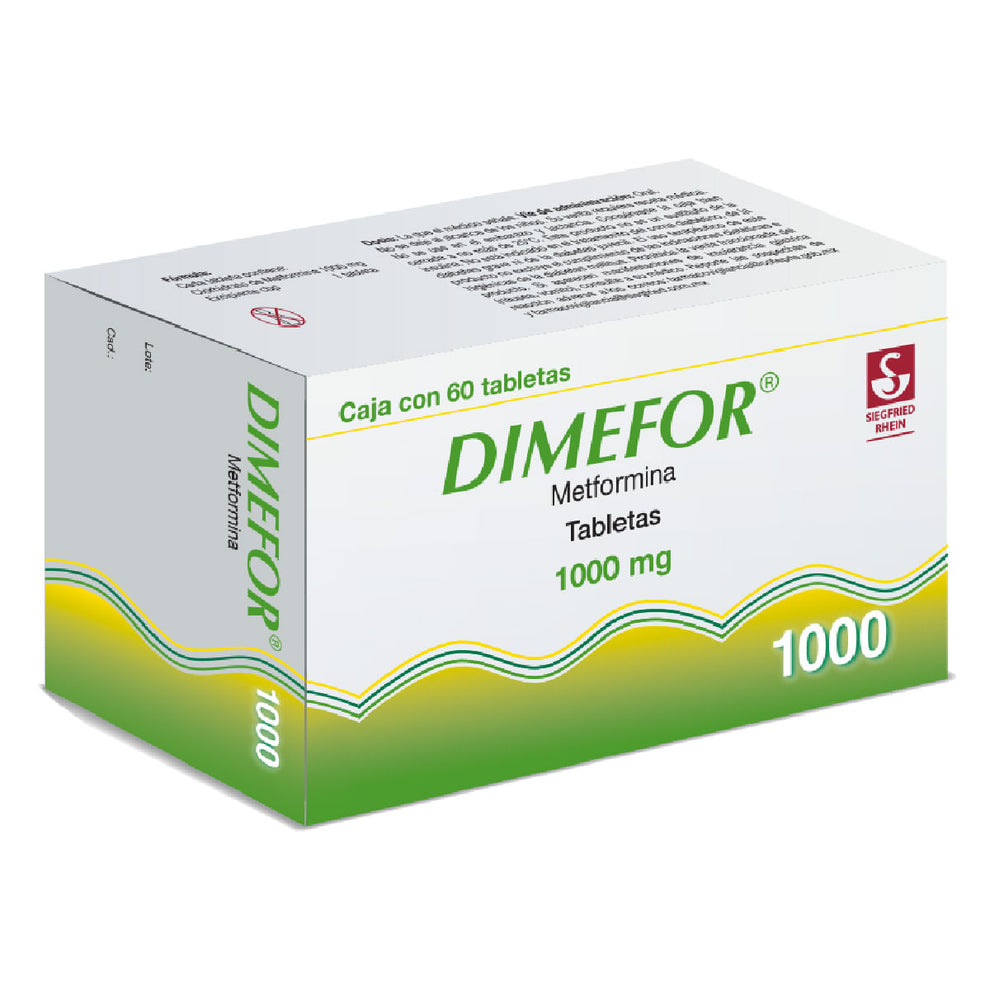 Dimefor 1000 Mg 60 Tabletas – Farmacia Coyoacán