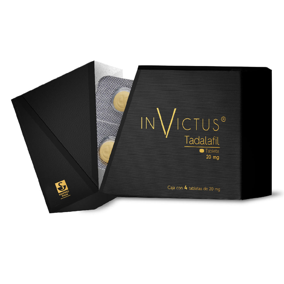 Invictus 20 Mg 4 Tabletas – Farmacia Coyoacán