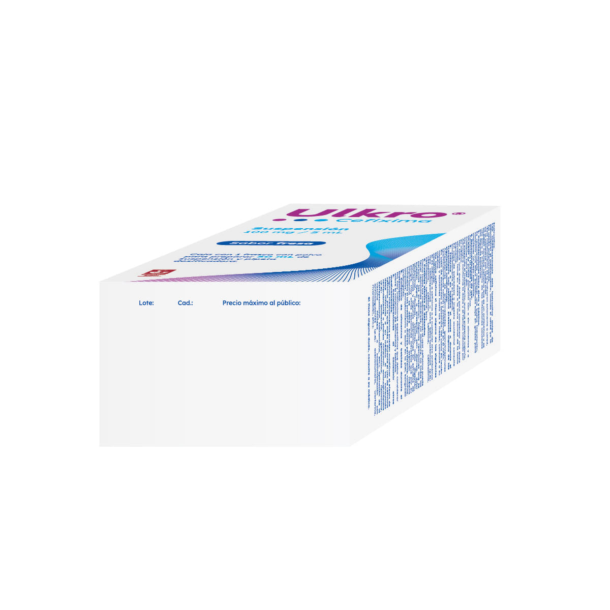 Ulkro Siegfried Cefixima Suspensión 100 mg/5 ml Caja Con 1 Frasco 100 ...