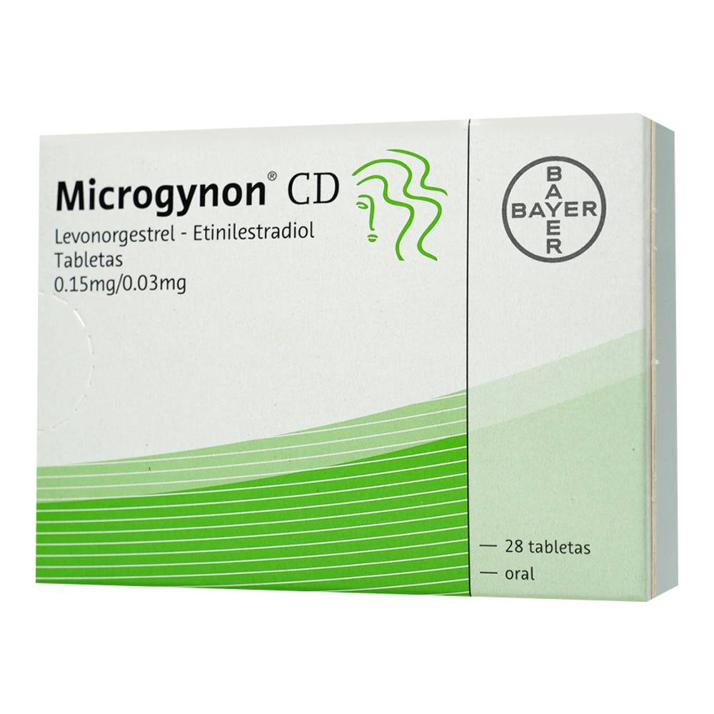 Microgynon CD 0.15/0.03 Mg 28 Tabletas – Farmacia Coyoacán