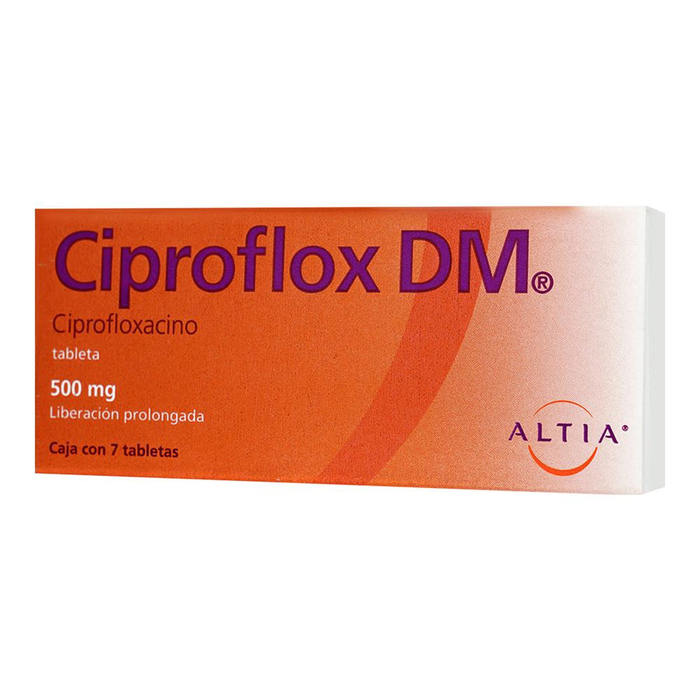 Ciproflox DM 500 Mg 7 Tabletas – Farmacia Coyoacán