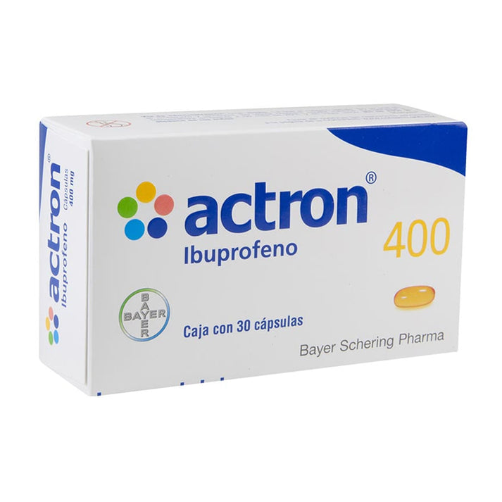 Actron 400 400 Mg 30 Cápsulas – Farmacia Coyoacán