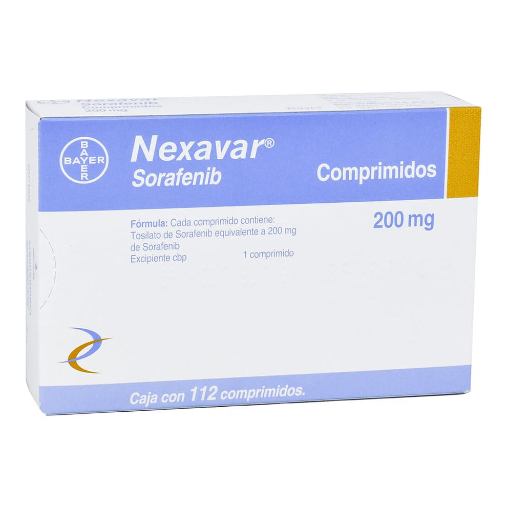 Nexavar 200 Mg 112 Tabletas – Farmacia Coyoacán