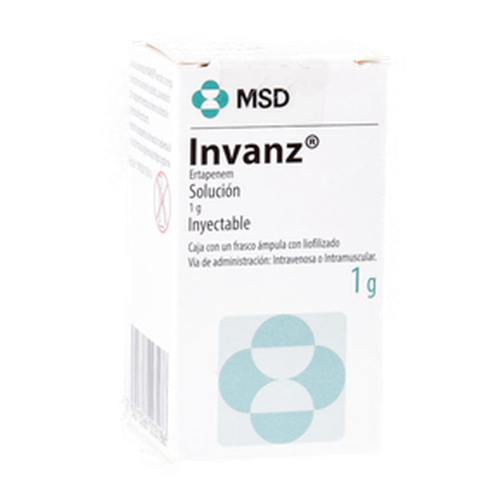 Invanz 1 G Solución Inyectable Frasco Ámpula – Farmacia Coyoacán