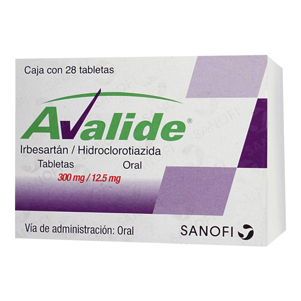 Avalide 300/12.5 Mg 28 Tabletas – Farmacia Coyoacán