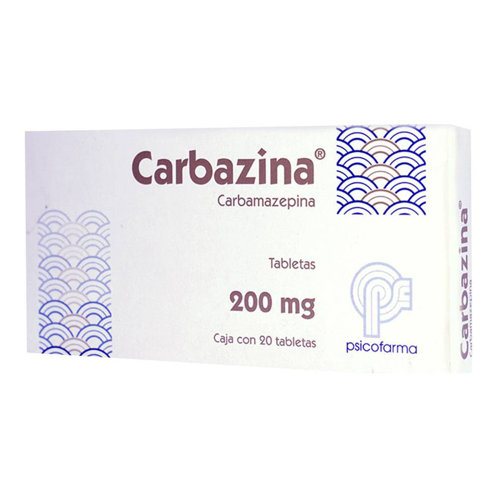Carbazina 200 Mg 20 Comprimidos – Farmacia Coyoacán
