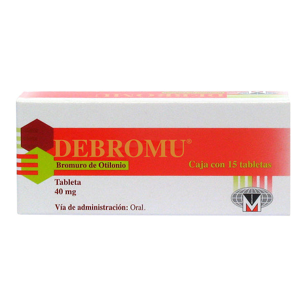 Debromu 40 Mg 15 Tabletas – Farmacia Coyoacán