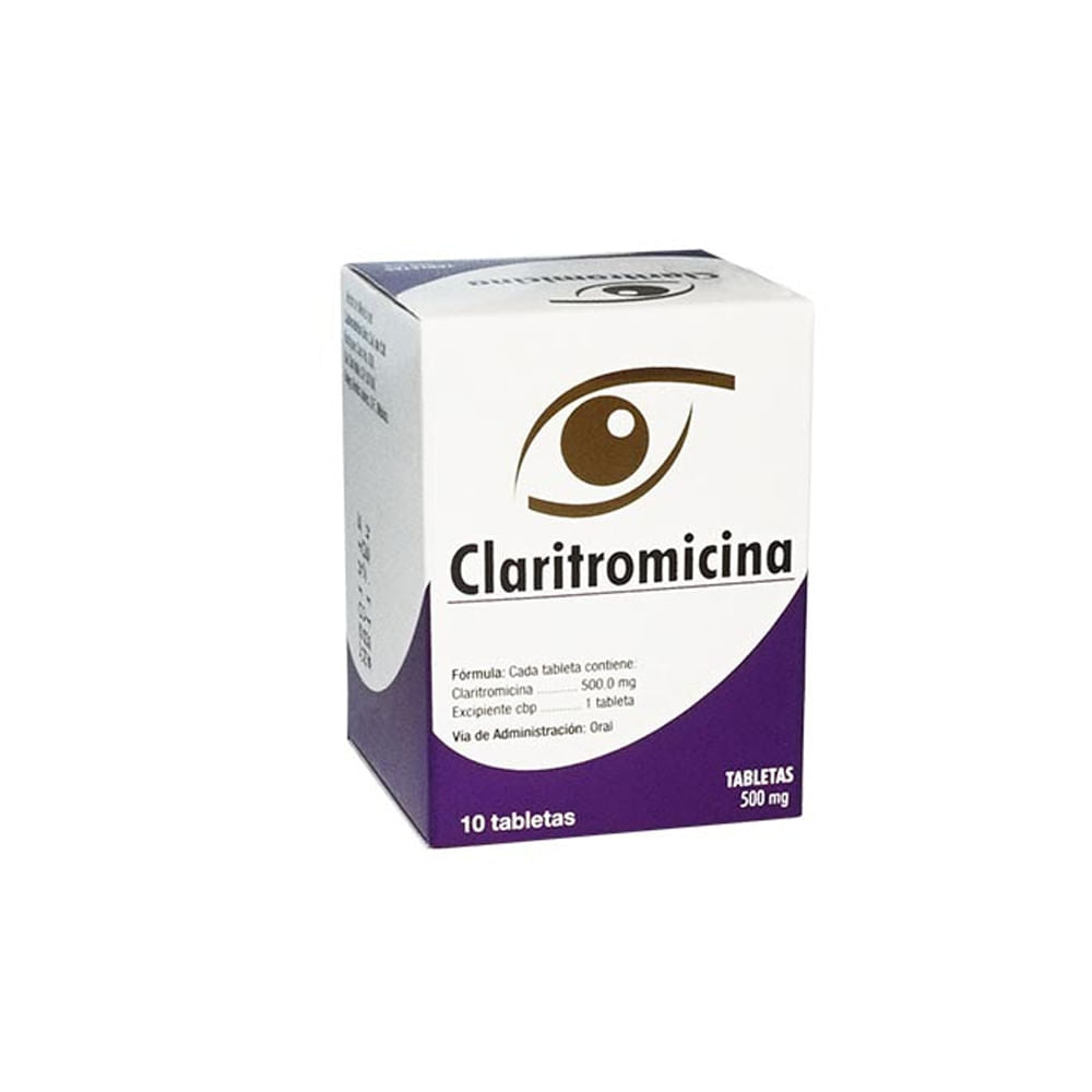 Claritromicina 500 Mg 10 Tabletas Genérico Sanfer – Farmacia Coyoacán
