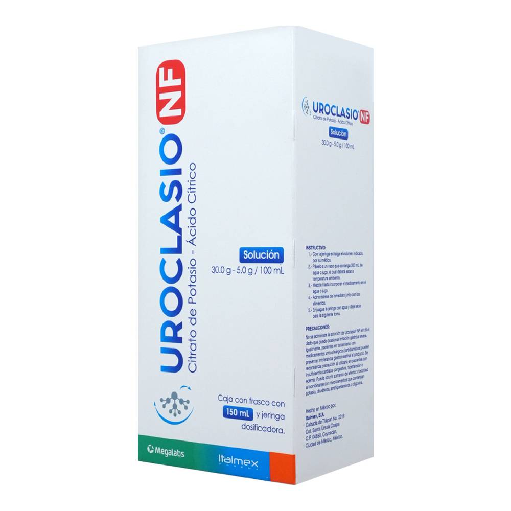 Uroclasio NF Solución 150 Ml – Farmacia Coyoacán