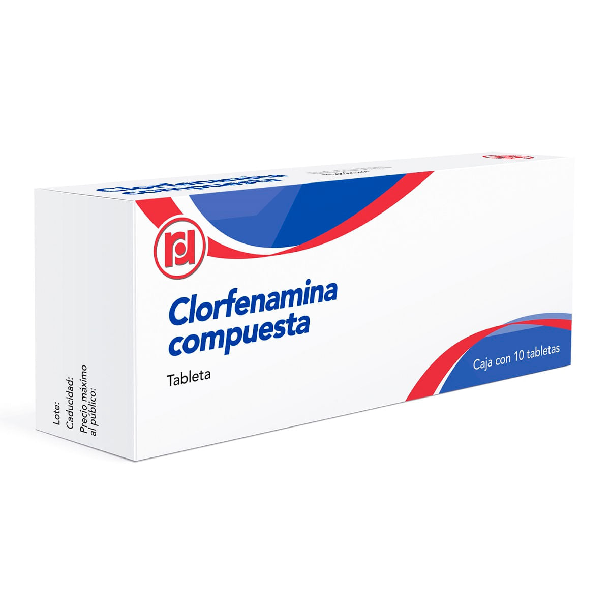 Clorfenamina Compuesta 10 Tabletas Genérico Randall – Farmacia Coyoacán