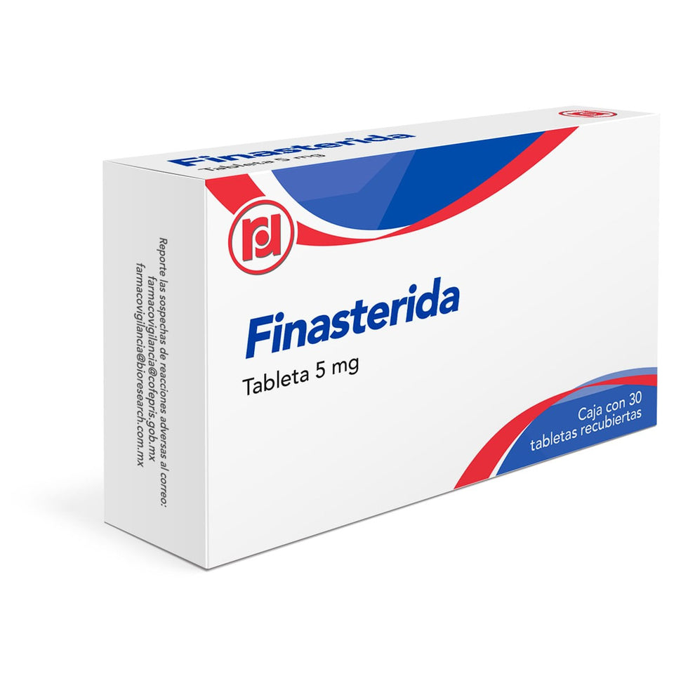 Finasterida 5 Mg Caja Con 30 Tabletas Recubiertas Farmacia Coyoacán