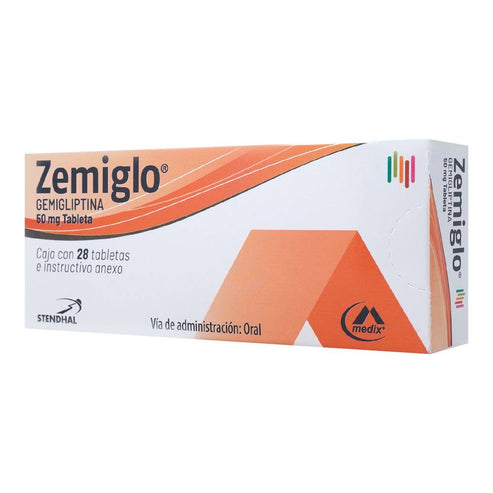Zemiglo 50 Mg 28 Tabletas – Farmacia Coyoacán