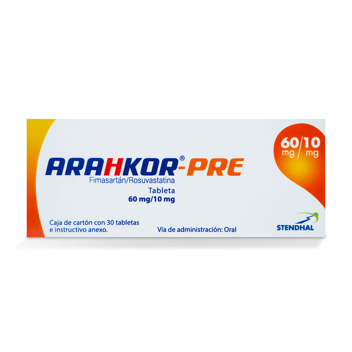 Arahkor Pre 60/10 Mg 30 Tabletas – Farmacia Coyoacán