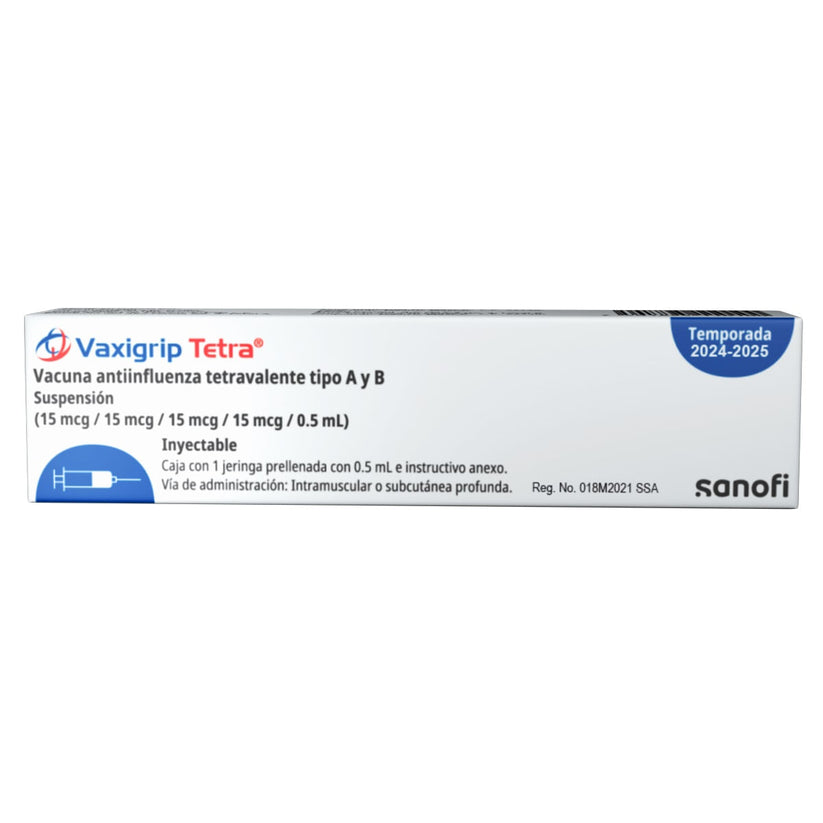 Vaxigrip Tetra Sanofi 1 Vacuna Antiinfluenza Tetravalente Tipo A Y B S ...