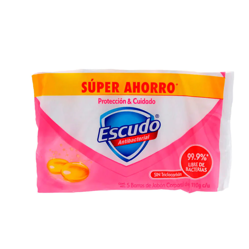 Jabón Escudo Rosa Protección Y Cuidado 110 G – Farmacia Coyoacán