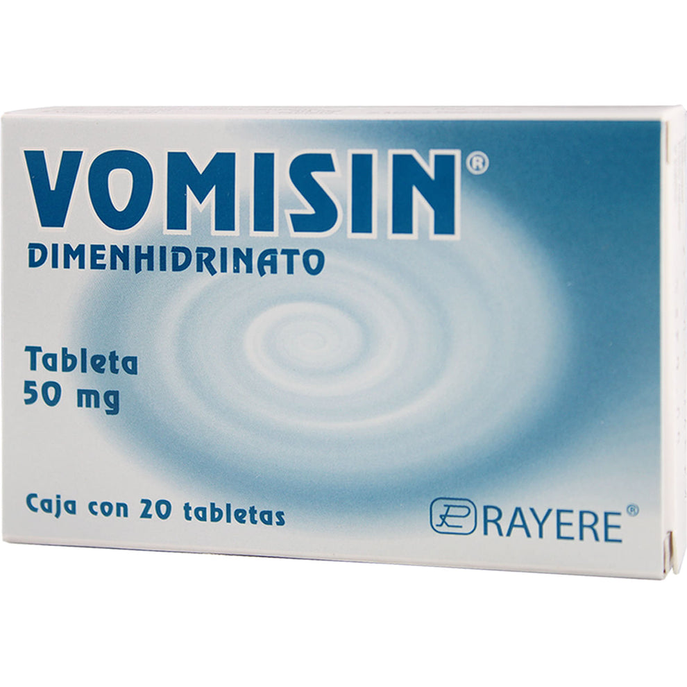 Vomisin Dimenhidrinato 50 Mg 20 Tabletas Genérico Rayere – Farmacia ...
