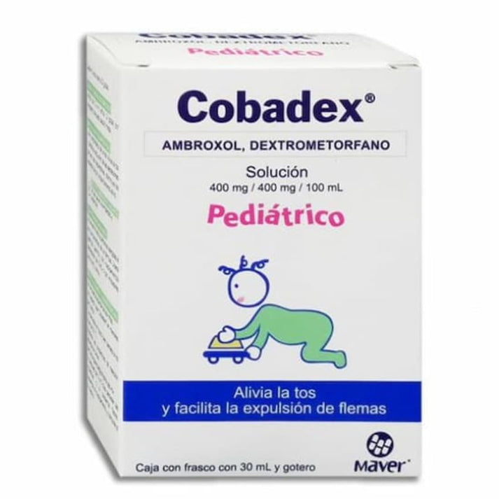 Cobadex Ambroxol/Dextrometorfano 400 Mg Solución Pediátrico 30 Ml Gené ...