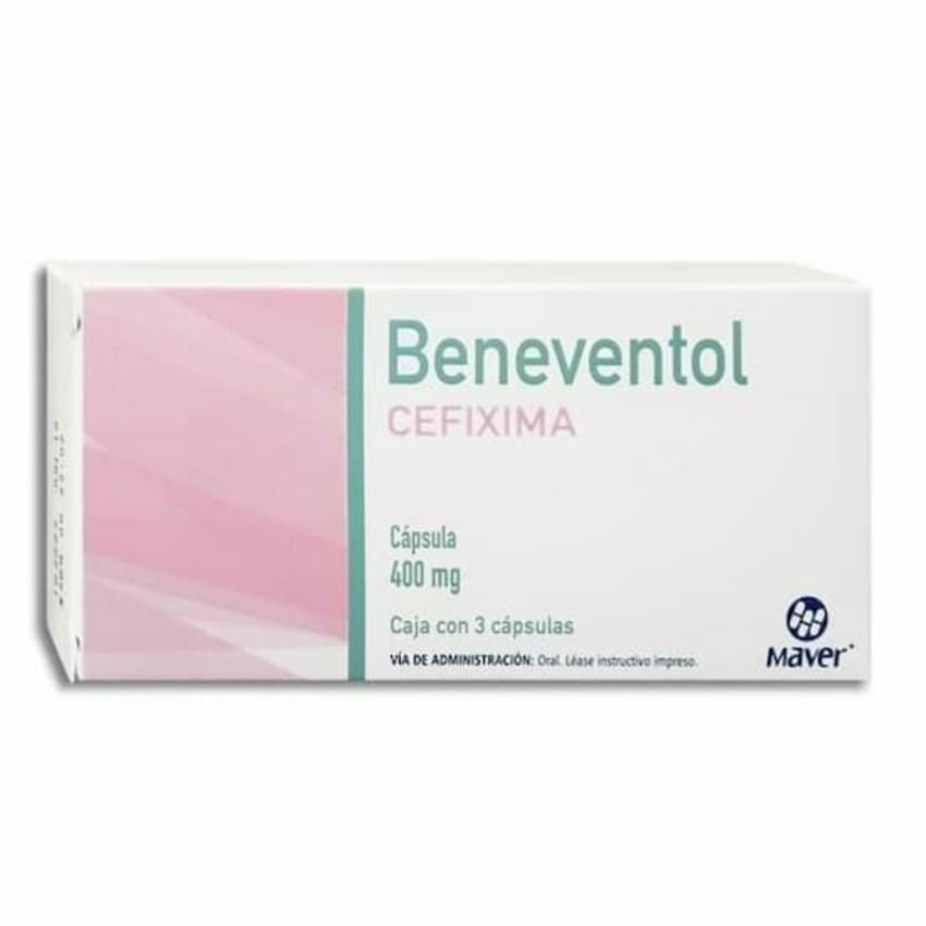 Beneventol Cefixima 400 Mg 3 Cápsulas Genérico Maver – Farmacia Coyoacán