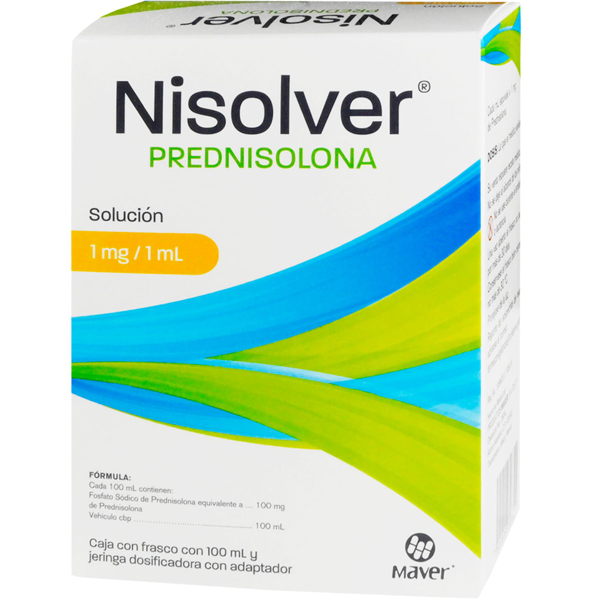 Prednisona 1 Mg/1 Ml Solución Frasco 100 Ml Genérico Maver – Farmacia ...