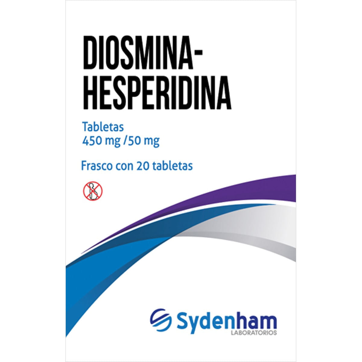 Diosmina/Hesperidina 450/50 Mg Frasco 20 Tabletas Genérico Sydenham ...