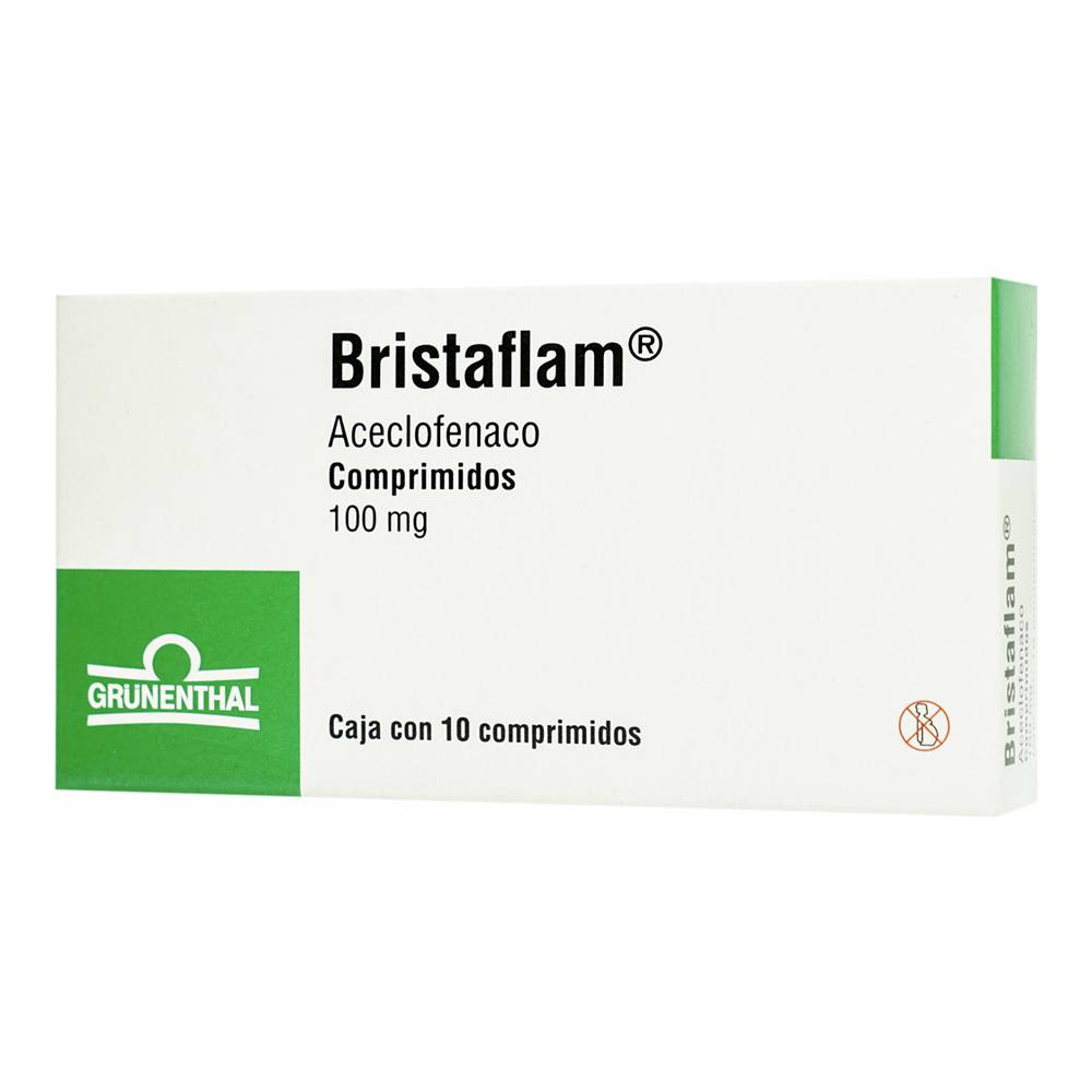 Bristaflam 100 Mg 10 Tabletas – Farmacia Coyoacán
