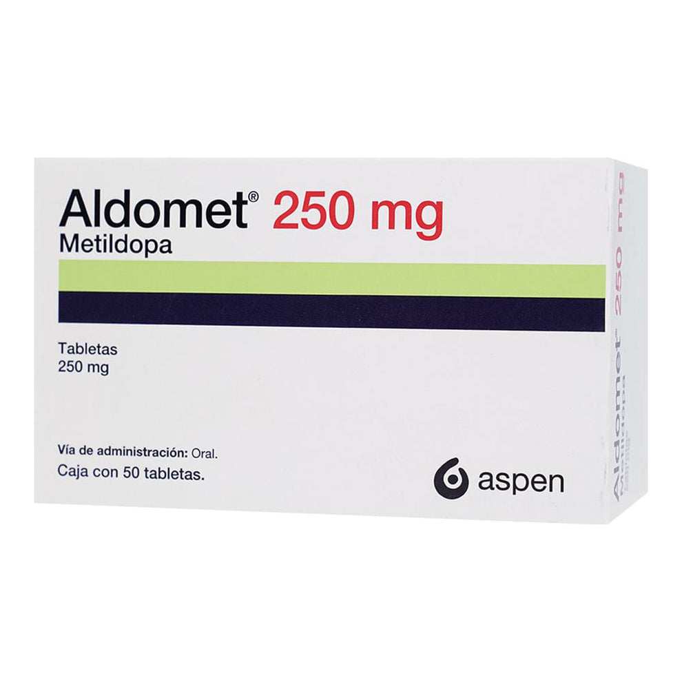 Aldomet 250 Mg 50 Tabletas – Farmacia Coyoacán