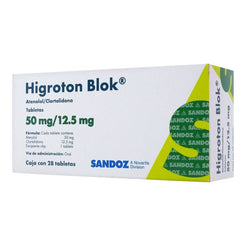 Higroton Blok 50/12.5 Mg 28 Tabletas – Farmacia Coyoacán