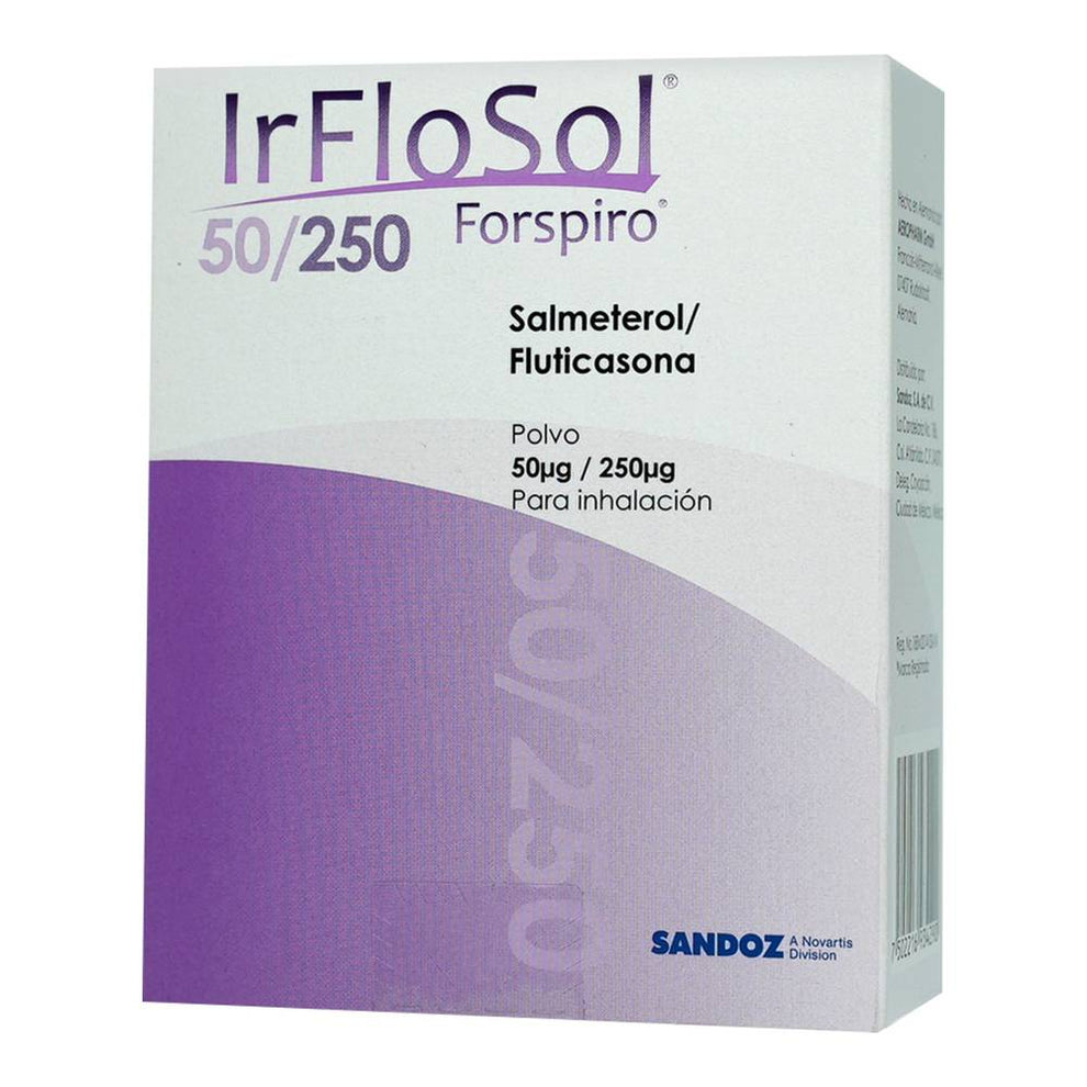 Irflosol 50/250 Mcg Inhalaciones 60 Dosis – Farmacia Coyoacán