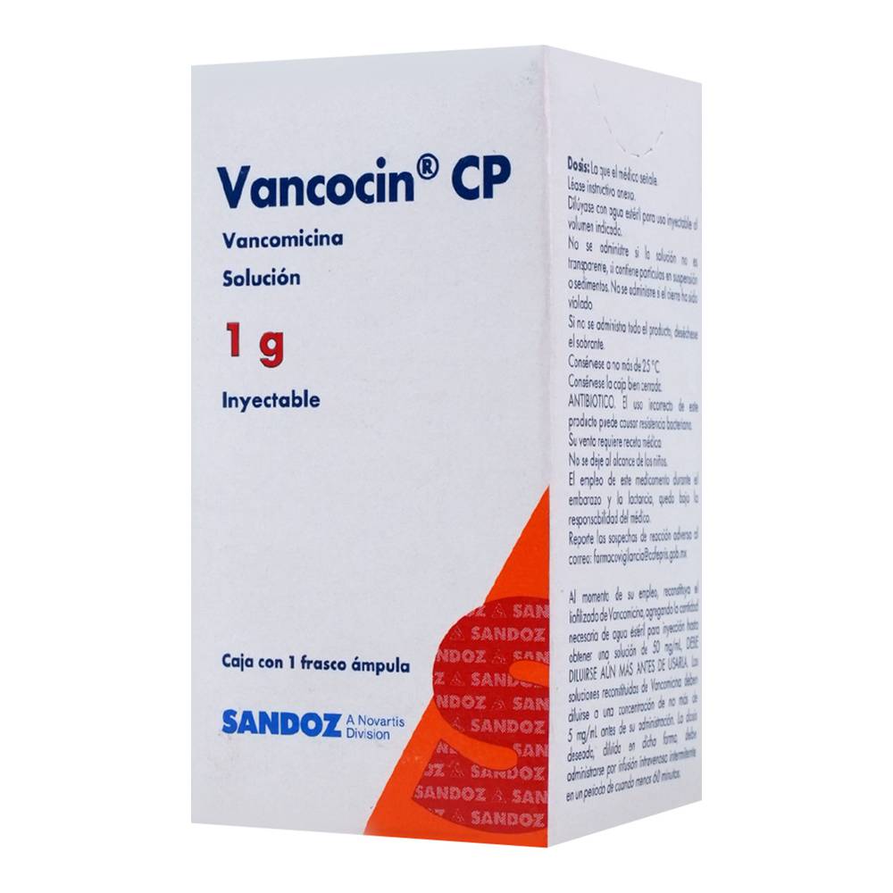 Vancocin-CP 1 G Solución Inyectable – Farmacia Coyoacán