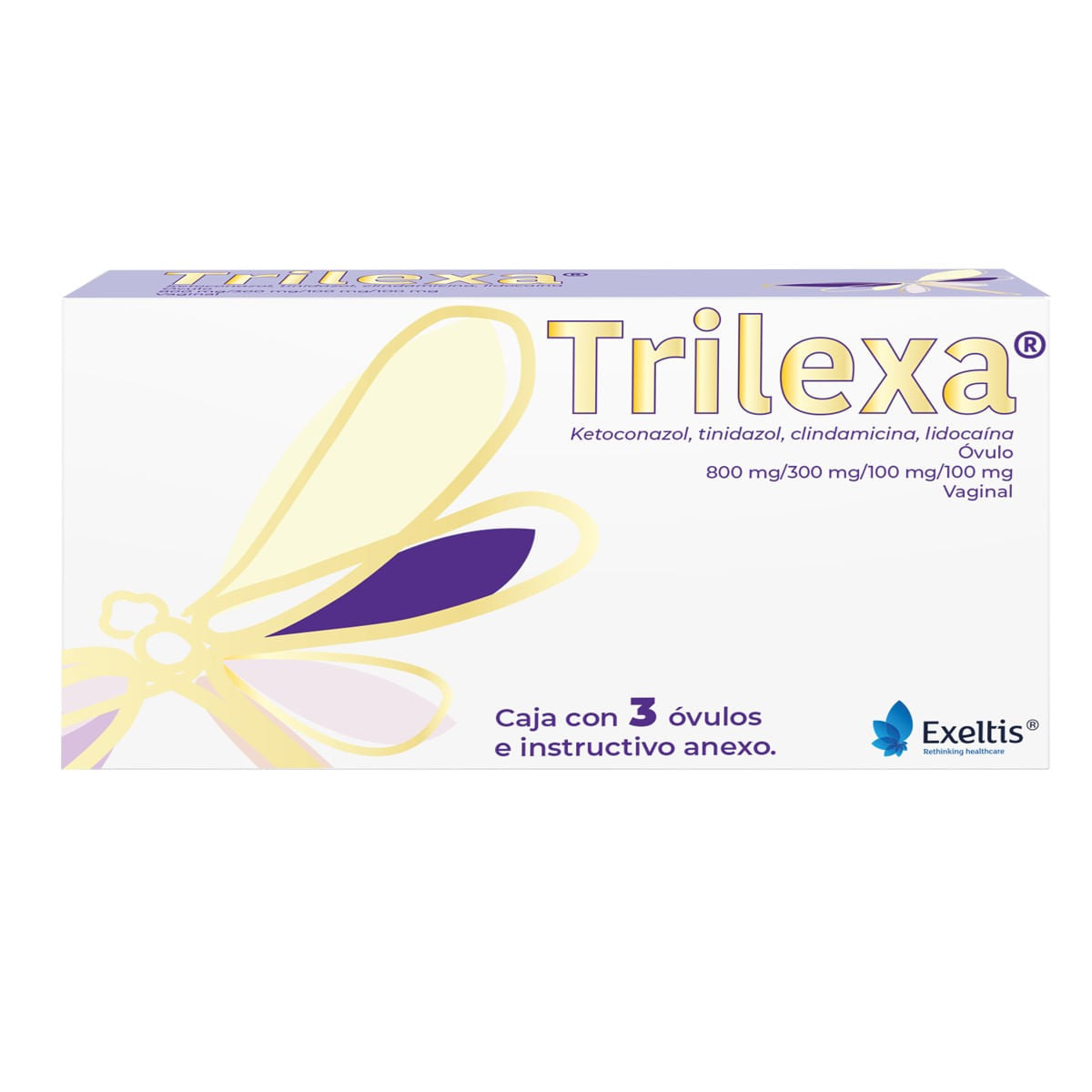 Trilexa 800 MG/300 Mg/100 Mg/100 Mg Caja con 3 Óvulos – Farmacia Coyoacán