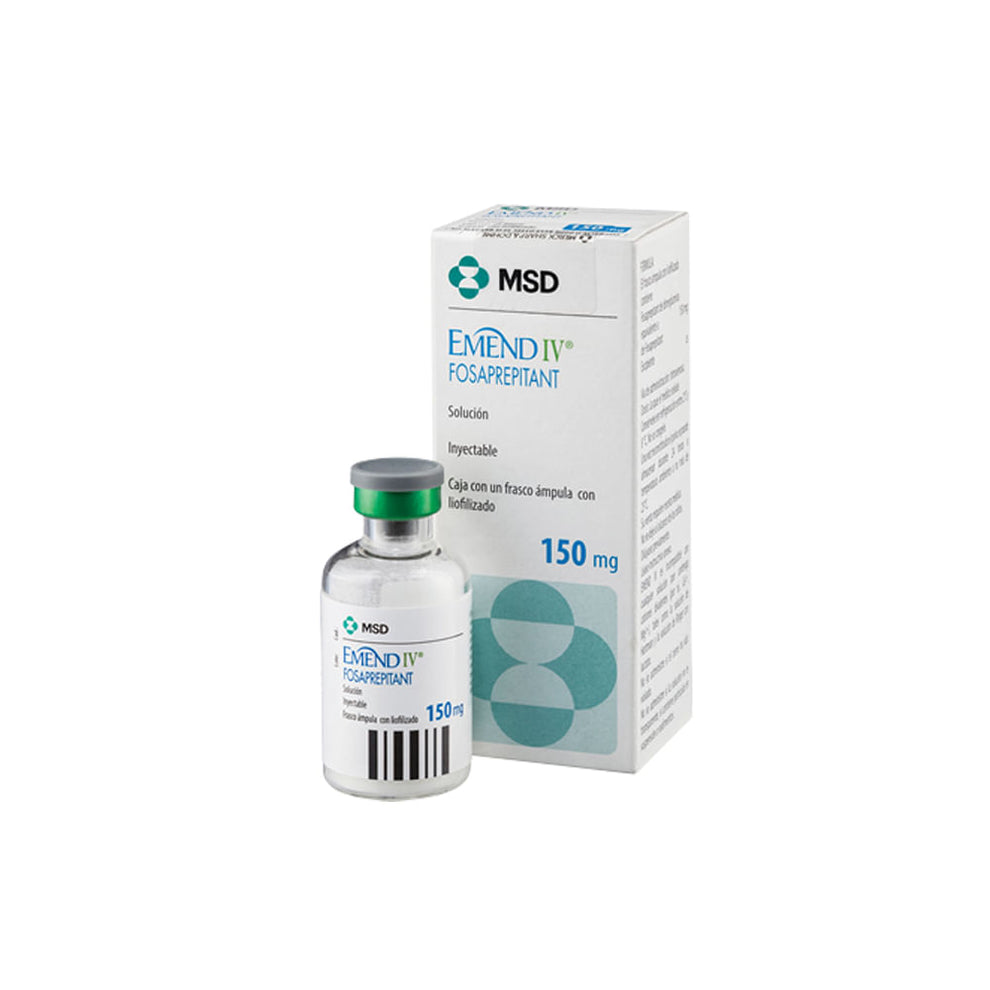 Emend Iv 150 Mg Solución Inyectable 1 Frasco Ámpula – Farmacia Coyoacán